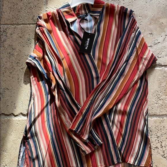 Worth | Tops | Worth Silk Blouse | Poshmark